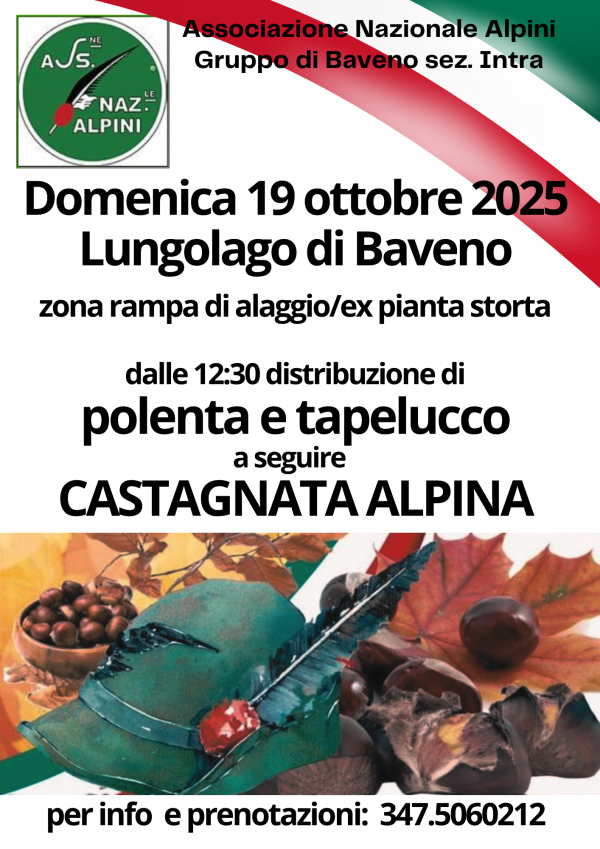 BAVENO - Castagnata Alpina 2025 | Distretto dei Laghi