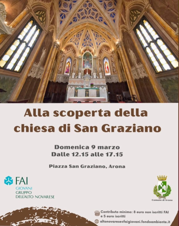 ARONA - Alla scoperta della Chiesa di San Graziano | Distretto dei Laghi